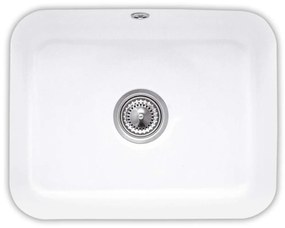 Villeroy & Boch - Keramický dřez 55x44 cm, CeramicPlus, alpská bílá 670601R1