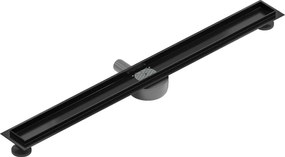 Mexen Flat 360, tělo žlabu s rotačním sifonem 90 cm, černá matná, 1740090