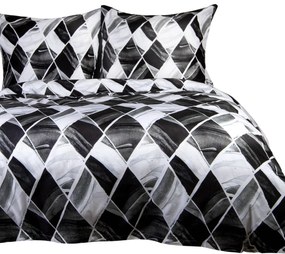 BAVLNĚNÉ POVLEČENÍ COTTONLOVE 200X220 CM, 2KS 70X80 CM VZOROVANÉ