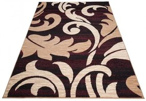Kusový koberec CHEAP 2715B černý hnědý béžový Rozměr: 250x350 cm