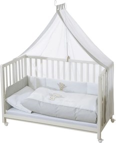 roba Dětská postýlka Room Bed, 60 x 120 cm (Medvídek heartbreaker, bílá)