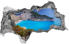 Wallmuralia Nálepka fototapeta 3D výhled Zakynthos Řecko 95x73 cm