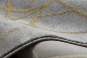 Dywany Łuszczów Kusový koberec Emerald 1010 grey and gold - 120x170 cm