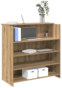 Recepční stůl dub artisan 100x50x103,5 cm kompozitní dřevo 3324168