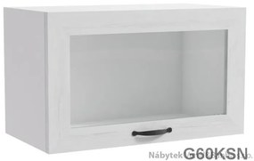 kuchyňská skříňka horní krátká prosklena z laminátové DTD Royal G60KSN gala