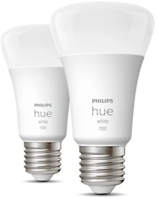 SADA 2x LED Stmívatelná žárovka Philips Hue WHITE E27/9,5W/230V 2700K