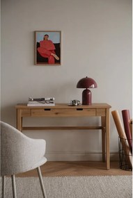 Konzolový stolek s deskou v dubovém dekoru v přírodní barvě 40x110 cm Garrison – Rowico