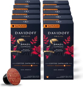 Tchibo - Davidoff Café Origins Brazil Espresso − 10 x 10 kapslí - Intenzita: 8/12
