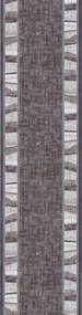 Associated Weavers, Protiskluzový běhoun na míru Linea 97, šíře 80 cm, šedá, chodba / předsíň