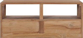 vidaXL TV stolek 90 x 30 x 40 cm masivní teakové dřevo [282848]