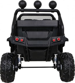 Ramiz Mercedes Benz Unimog elektrické autíčko pro děti černé + terénní pohon 4x4