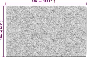 Koberec pratelný 190 x 300 cm vícebarevný 337986