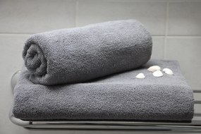 Kvalitní froté ručník APATIT - šedý 50 x 100 cm, český výrobce Tibex