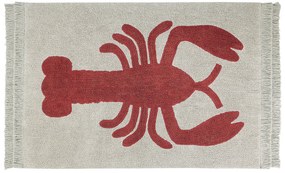 Pratelný koberec rakko béžovo-červený MUZZA