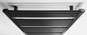 Aqualine Direct otopné těleso rovné boční připojení 600 x 1320 mm černá mat ILR36B