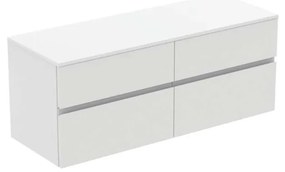 Ideal Standard Finesse - Umyvadlová skříňka, 140x51x56 cm, 4 zásuvky, matná bílá E3441Y1