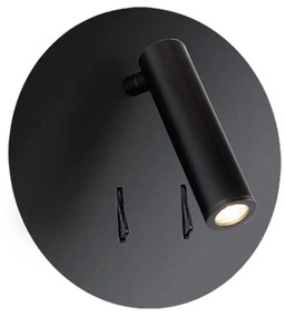 LED nástěnné svítidlo Faro černé