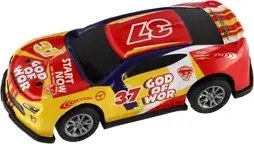 TEDDIES Auto závodní 6 ks / Zpětné natažení / 7 cm / Kov, plast / 3+