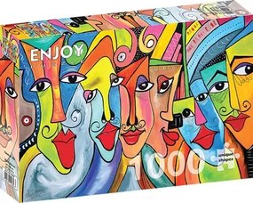 ENJOY Puzzle Obličeje života / 1000 dílků / od 14 let