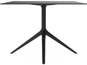 VONDOM - Čtvercový konferenční stolek MARI-SOL HPL, různé velikosti (čtyřramenná podnož)