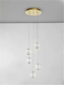 Závěsné LED svítidlo NOVA LUCE BRILLANTE 26W 3200K 9695209 stmívatelné Triac