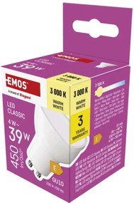 Emos lighting LED žárovka Classic MR16 4W GU10 teplá bílá