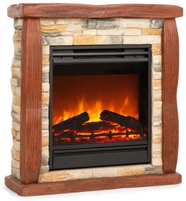 Klarstein Lienz, elektrický krb, 1800 W, vzhled kamene, dálkové ovládání