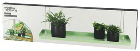 Esschert Design Závěsný podnos na rostliny obdélníkový zelený L - Default Title