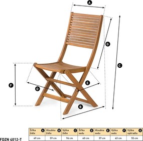Fieldmann FDZN 4012 Zahradní židle
