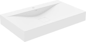 Mexen Poli umyvadlo na desku z konglomerátu 1/O 80 x 48 cm, bílá - 23028001