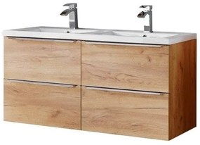 Koupelnová skříňka s umyvadlem CAPRI Oak U120/1 | 120 cm