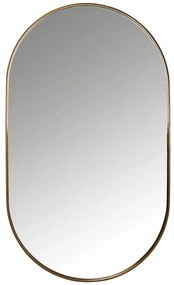 OnaDnes -20% Zlaté kovové závěsné zrcadlo Richmond Skylar 170 x 100 cm