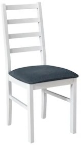Drewmix jídelní židle NILO 8 + doprava zdarma dřevo: bílá, potahový materiál: látka