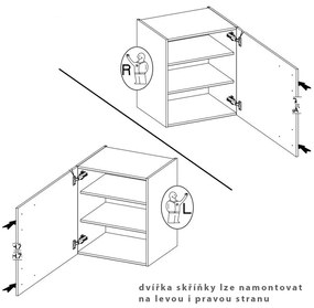 Kuchyňská linka STILO bs | 250 cm | bílá/šedá