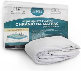 Nepromokavé prostěradlo s gumičkou po obvodu EMI, Plachta 90x200