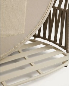 Béžová/taupe zahradní modulární pohovka 167 cm Osani – Kave Home