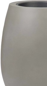 Designový květináč BALAO , sklolaminát, 50x40 cm, šedá