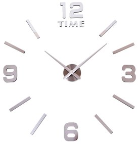 Viadomo - nÃ¡stÄnnÃ© hodiny pendolo - stÅÃ­brnÃ¡ - 80-100 cm