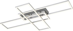 XXXLutz STROPNÍ LED SVÍTIDLO, 82,5/55/8 cm Novel - Stropní svítidla - 008227183601
