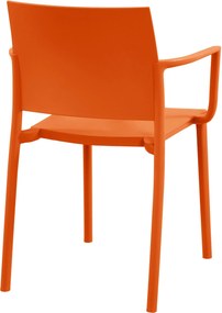 Židle Valtor – oranžová