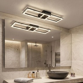 Toolight Toolight, stropní LED svítilna 610x200 mm, 12W, 4000K, 1000lm, černá matná, G155-C, OSW-06409