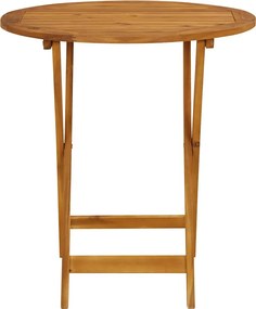 3dílný bistro set krémově bílý textil a masivní dřevo 3281844