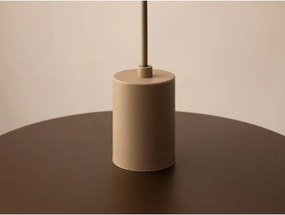 Světle hnědé kovové závěsné svítidlo ø 30 cm Ori – Micadoni