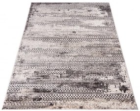 Kusový koberec PETRA 3003 1 244 Abstraktní Moderní šedý béžový hnědý Rozměr: 300x400 cm