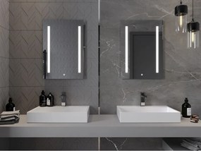 Mexen Remi osvětlené koupelnové zrcadlo 50 x 70 cm, LED 6000K, protimlžící - 9804-050-070-611-00