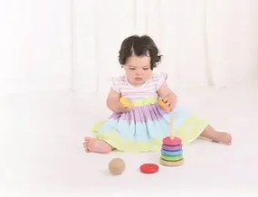 Bigjigs Baby Duhový panáček / od 12 měsíců