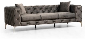 Atelier del Sofa 3-místná pohovka Como 3 Seater - Anthracite, Antracitová