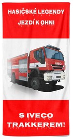 Osuška Hasičské legendy – IVECO Trakker (Velikost osušky: 70x140cm)