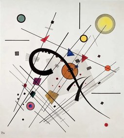 Wassily Kandinsky - Obrazová reprodukce Grey Square, 1923, (35 x 40 cm)