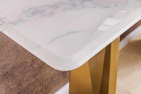 Designová konzole Napayshni 140 cm bílá